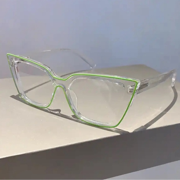 Accessories | Triangle Cat Eye Spectacles Fashion Stripes | Poshmark
